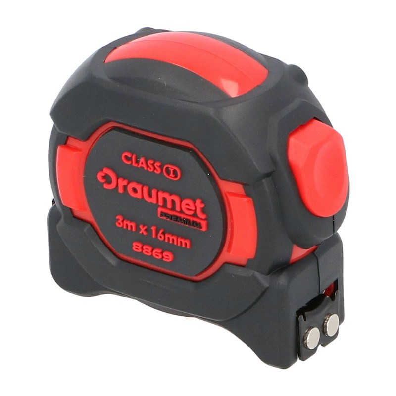 Premium Measuring Tape, 3 m x 16 mm, DRAUMET (Class 1) | rmtools.eu